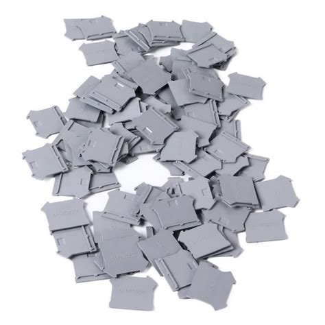 Déflecteur De Terminal Plaques De Séparation De Terminal Pa66 Din Omabeta 100 Pièces