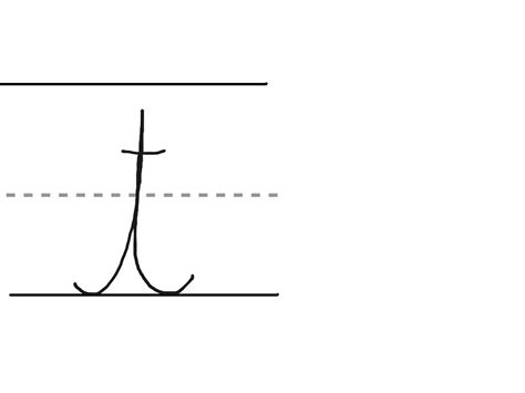 Cursive Lowercase T