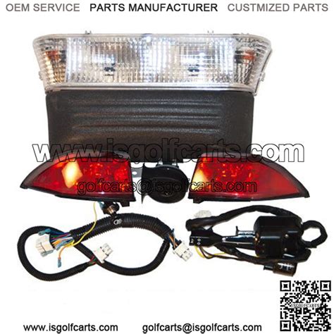 Club Car Precedent Golf Cart Deluxe Headlight Tail And Light Kit Gas 2004