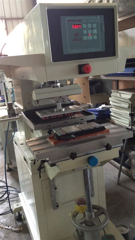 계산기 키보드 Tampo 패드 인쇄기 1 개의 색깔 컴퓨터 키보드 단추 패드 인쇄 기계 Hp 300k Buy Large Format 1 Color Ink Tray