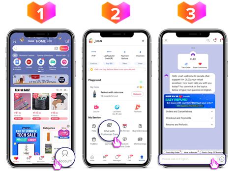 How To Access Chatbot Lazada