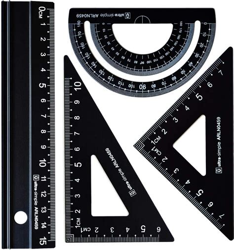 Office Teaching Materials Protractor Architectural Scale Ruler Set
