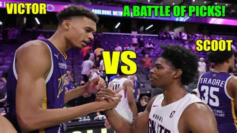 Victor Wembanyama Vs Scoot Henderson Was Insane Youtube