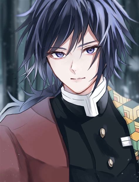 ボード「♡⃝ ̈ ☽kimetsu No Yaiba ༃ༀད༻」のピン アニメチビ アニメキャラクター 冨岡義勇 アニメ