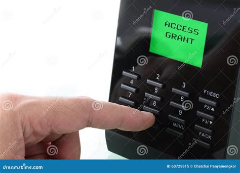 Access Grant Stock Image Image Of Display Privacy Signal