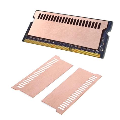 Easycargo Laptop Memory Heatsink Kit Copper Heatsink Pre Applied Thermal Conductive Adhesive