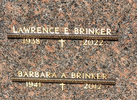 Lawrence E Brinker 1938 2022 Find A Grave Memorial