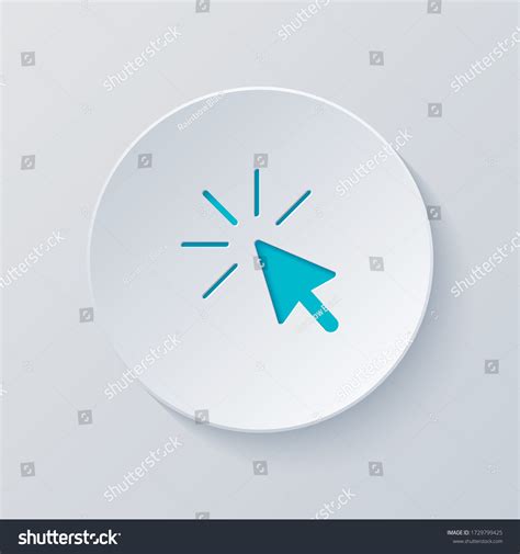 Computer Pointer Cursor Mouse Arrow Click Stock Vector Royalty Free