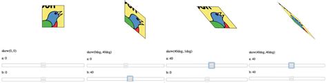 css Cómo uso la transformación de matriz y otras propiedades CSS de