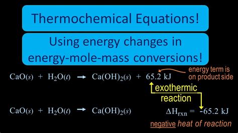 Thermochemistry Equations