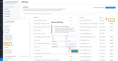 create and manage api keys