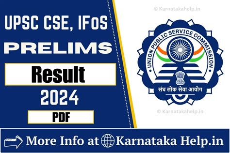 UPSC Prelims Result 2024 Roll No Wise ಪರಲಮಸ ಫಲತಶ 2024 ಪರಕಟ