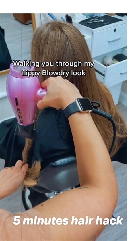 5 Minutes Hair Hack Hair Hacks 5 Minute Hairstyles Blowout Hair