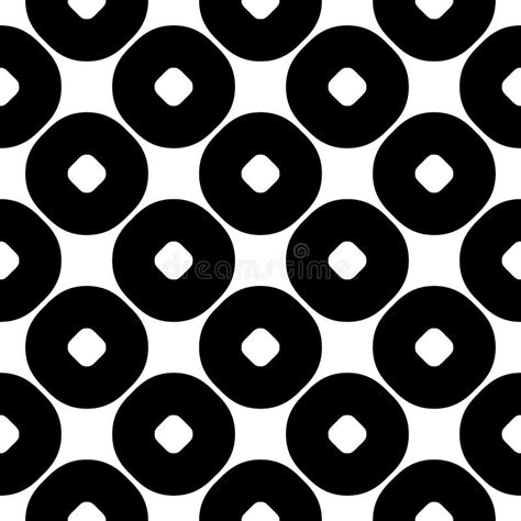 Monochrome Seamless Pattern Circles Texture Stock Vector Illustration Of Dotted Cloth 95087269