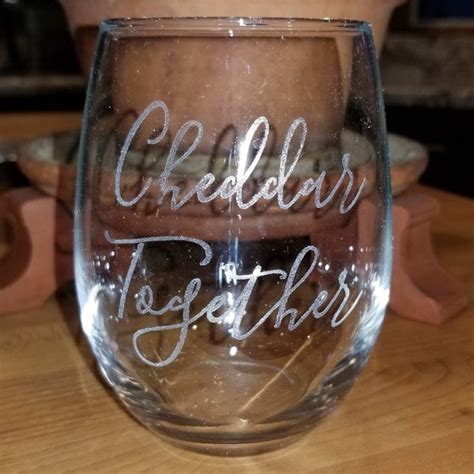 Custom Engraved Stemless Wine Glasses Etsy