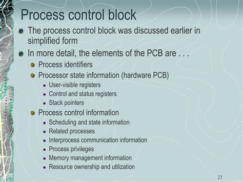 Process Control Block Vs Thread Control Block At Isabel Newell Blog