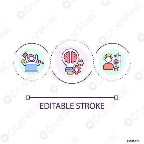 High Performance Loop Concept Icon Stock Vector 5638076 Crushpixel
