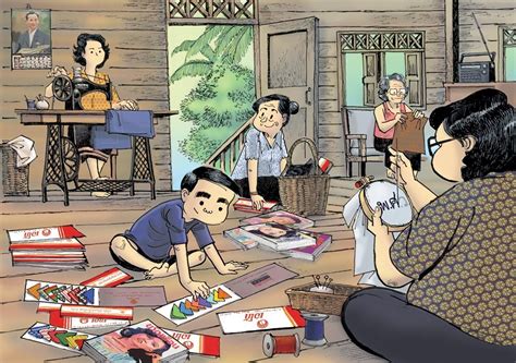 ชมวิถีชีวิตคนไทยสมัยก่อน ฉบับการ์ตูน เห็นแล้วคิดถึงอดีตเลย