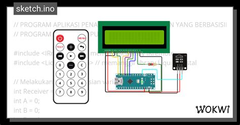 penjumlahan ir remote wokwi esp32 stm32 arduino simulator