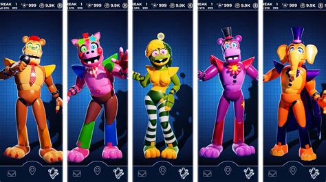 Fnaf Ar Stylized Security Breach Animatronics Workshop Animations