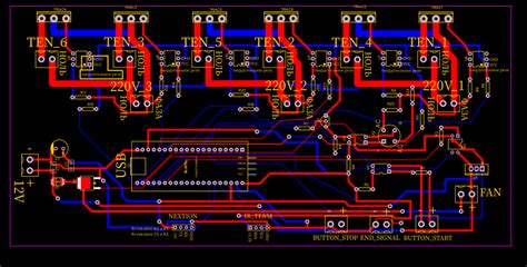 FAN LED STM32 NEXTION OSHWLab