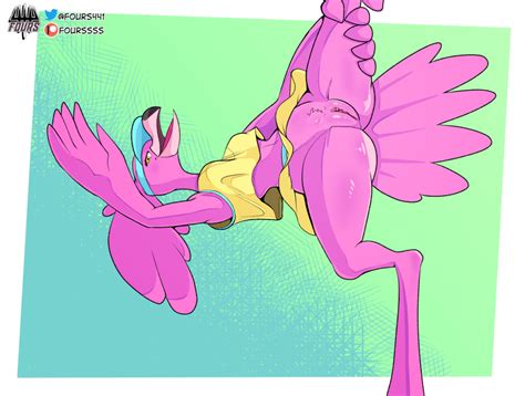 Rule 34 2020 Abstract Background Anthro Avian Baseball Flamingo Bna