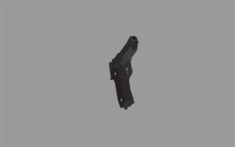 Rust M92 Pistol R Blockbench