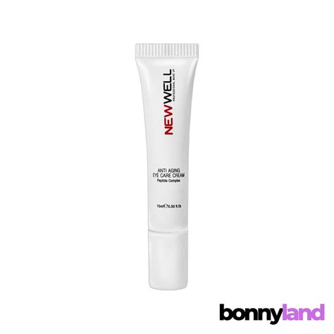 کرم دور چشم ضد پیری نیوول Newwell حاوی کمپلکس پپتید 15 میل بانی لند