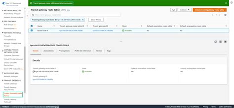 Create Transit Gateway Route Tables Giới Thiệu Về Amazon Ec2