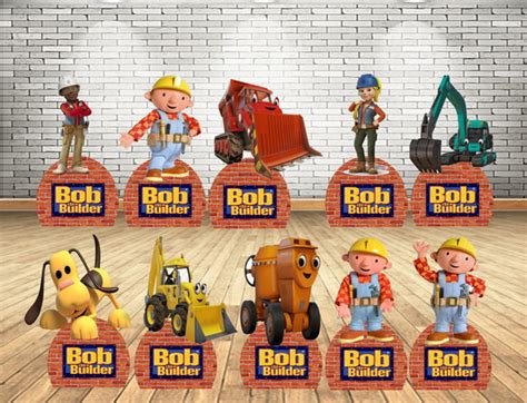 Bob o construtor displays Kit com 10 peças Elo7