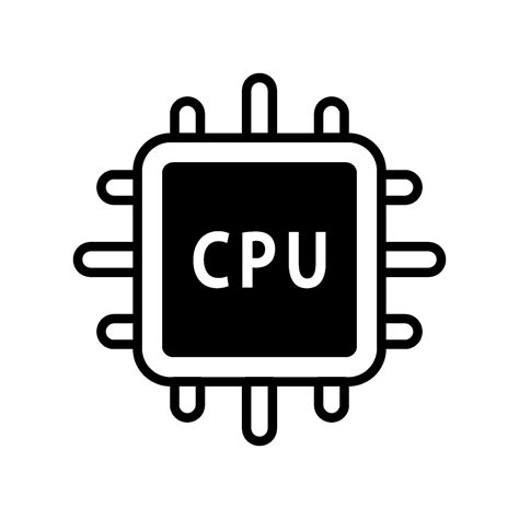 CPU Processor Icon Vector Design Templates Simple And Modern Vector Art At Vecteezy