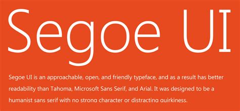 Segoe UI Regular Font XFonts Pro