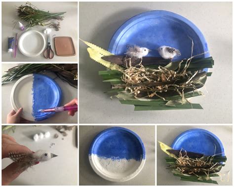 Make A Birds Nest Paper Plate Craft For Storytelling