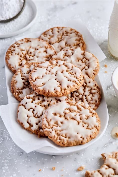 Chewy Homemade Iced Oatmeal Cookies Tutti Dolci Baking Recipes