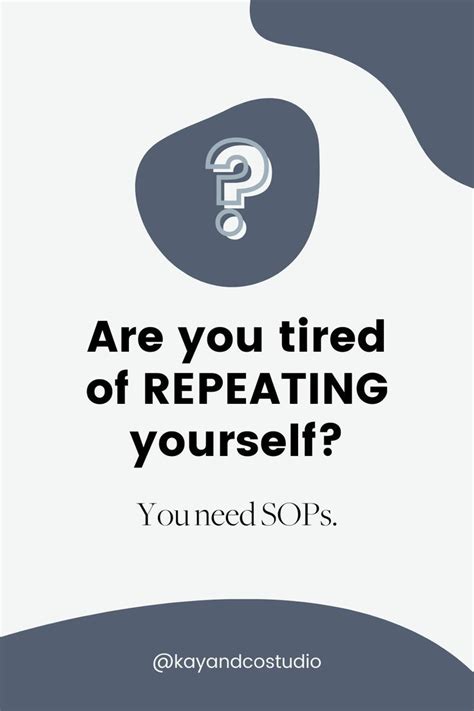 Why You Need Standard Operating Procedures