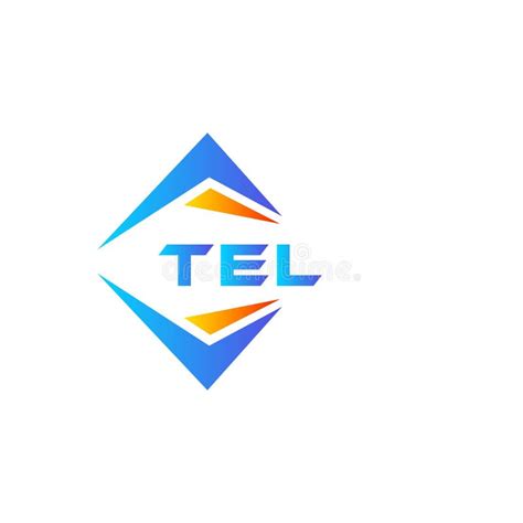 Tel Abstract Technology Logo Design On White Background Tel Creative