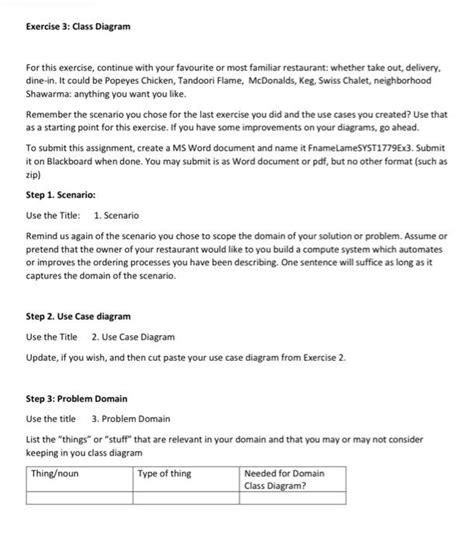 Solved Exercise 3 Class Diagram For This Exercise Continue