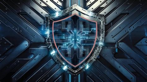 Premium Photo Hitech Shield Of Cyber Security Digital Data Network