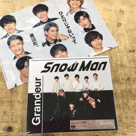 【鹿児島店】119 Cddvd入荷情報です！ 「 Snow Man 」 3rdシングル「grandeur」初回盤aとb 邦楽cd