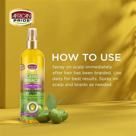 African Pride Extra Shine Braid Sheen Spray Sales And Offers
