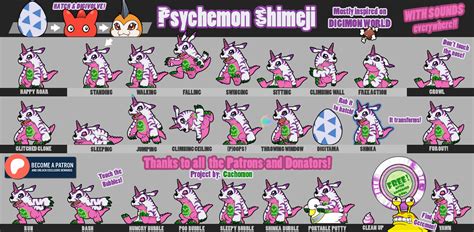 Psychemon Shimeji Dl By Cachomon On Deviantart