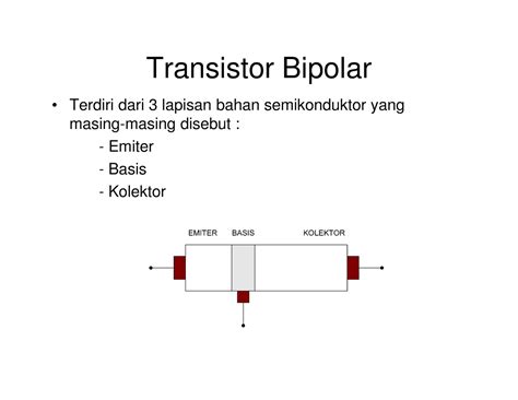 Tke Slide Transistor Bipolar Transistor Bipolar Terdiri Dari 3