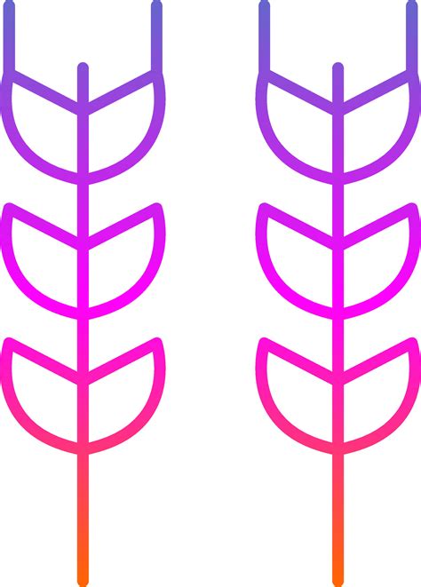 Wheat Line Gradient Icon 39162561 Vector Art At Vecteezy