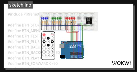 Binary Watch Wokwi Esp32 Stm32 Arduino Simulator