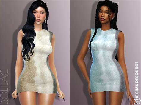 Sequin Mini Dress The Sims 4 Custom Content