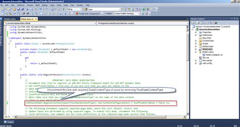 DotnetProgramming Dynamic Data Entities Web Application With Entity