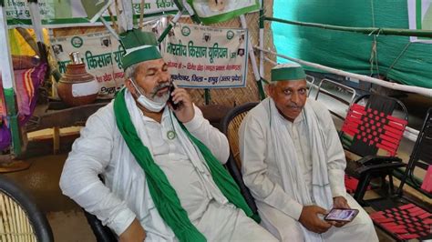 Rakesh Tikait Arrested Farmer Leader Debunks Fake News Of His Arrest