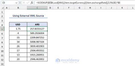 How To Convert Usd To Euro In Excel 3 Methods