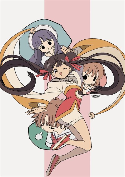 Kinomoto Sakura Daidouji Tomoyo Li Syaoran And Li Meiling