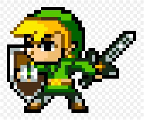 The Legend Of Zelda Breath Of The Wild Link Pixel Art Video Game Png